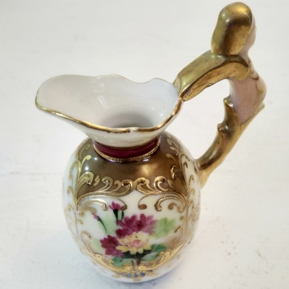 Vintage | Accents | Japanese Porcelain Miniature Pitcher Handpainted ...